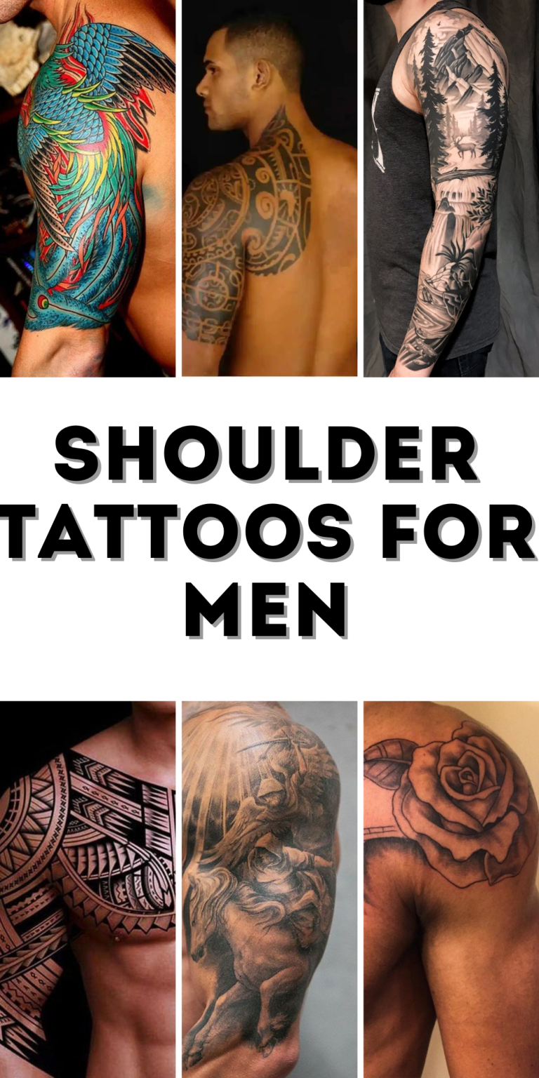 Bold and Meaningful Shoulder Tattoo Ideas for Men: Unique Designs, Half ...