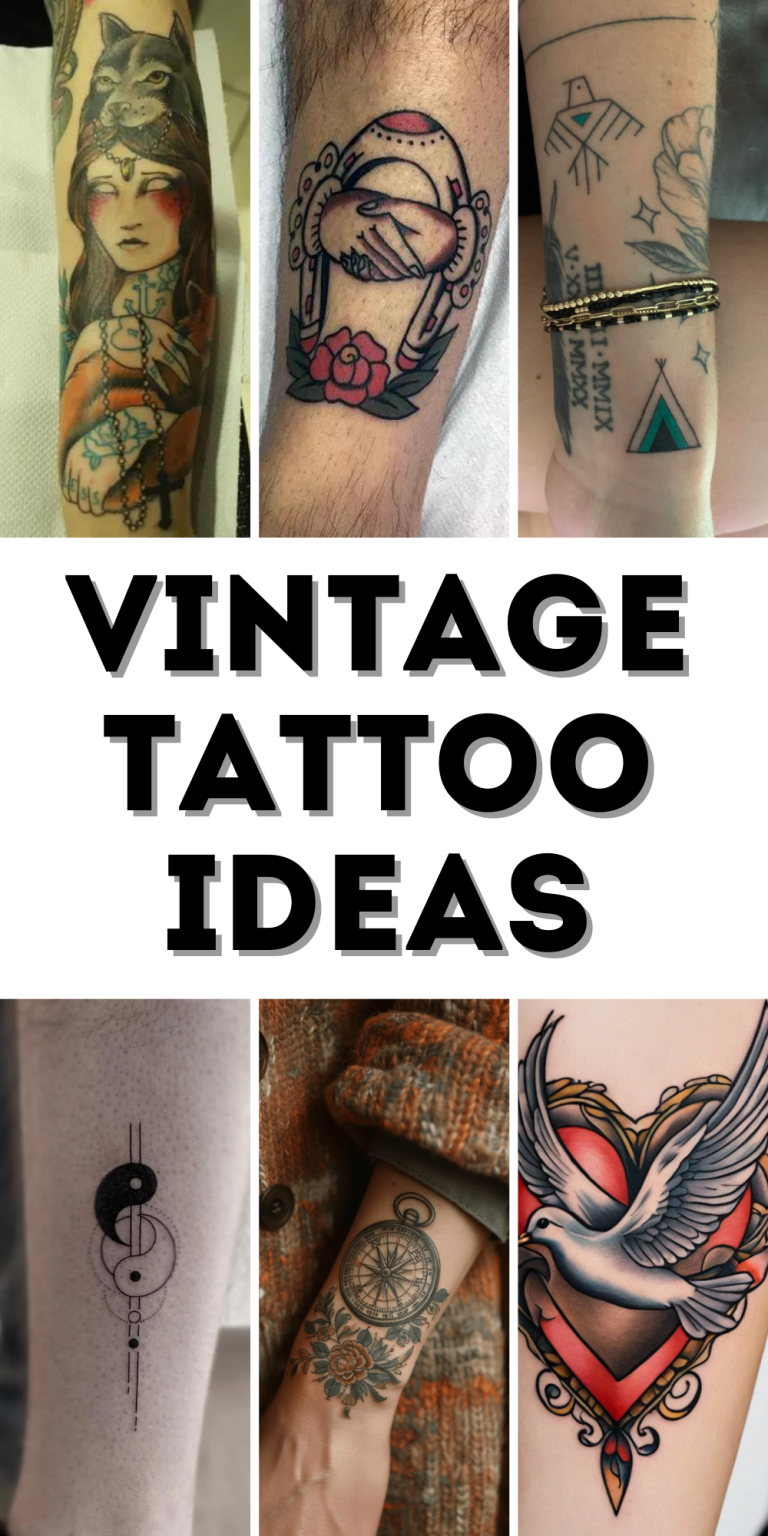 Vintage Tattoo Ideas for Men and Women: Old School, Retro, and ...