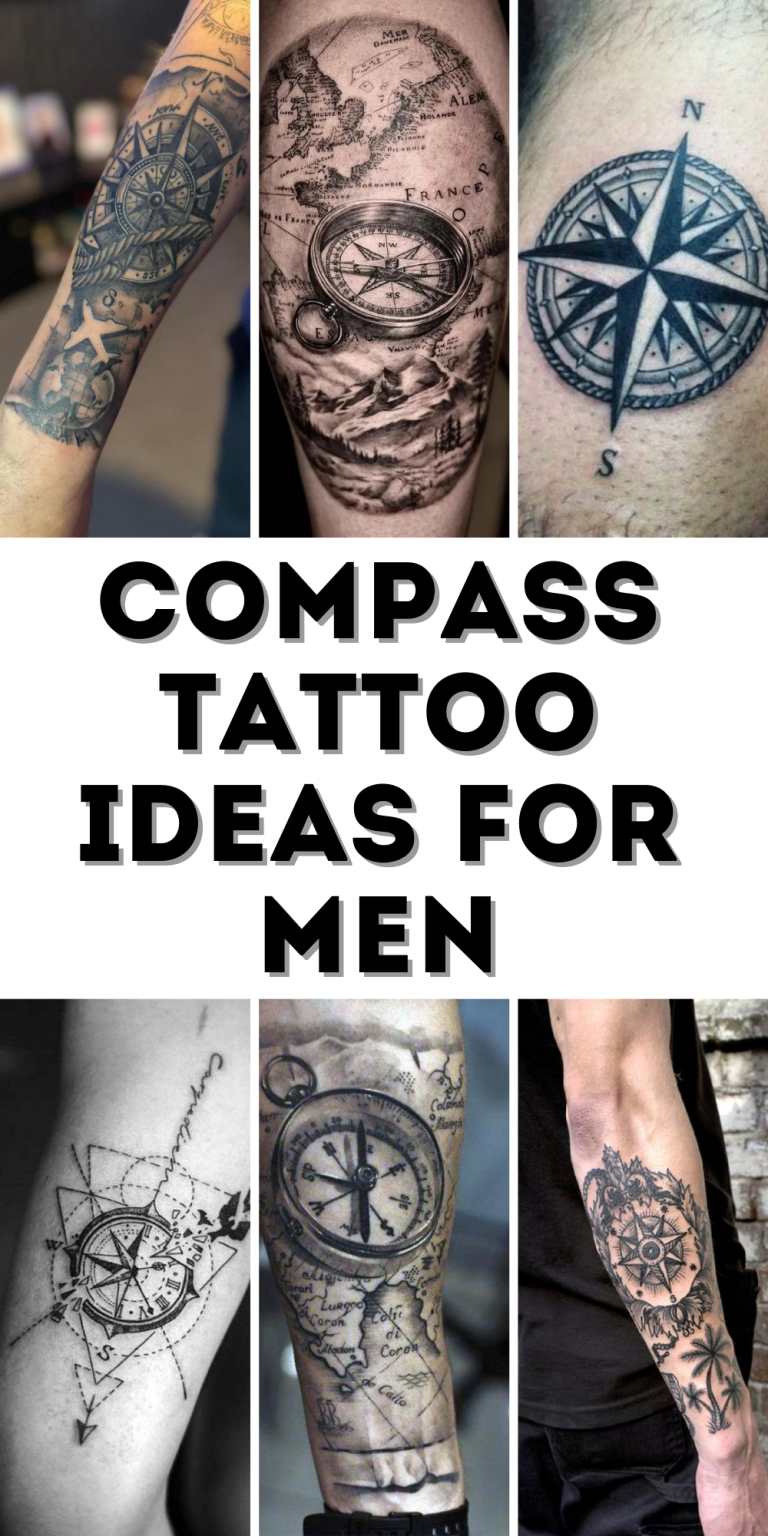 Compass Tattoo Ideas for Men: Inspiring Designs for Arm, Forearm, Chest ...