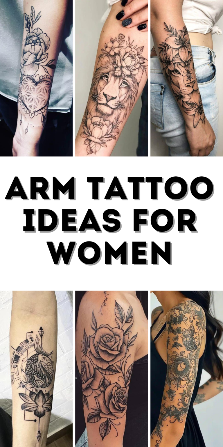 Creative Arm Tattoo Ideas for Women: Unique Floral, Minimalist, and ...