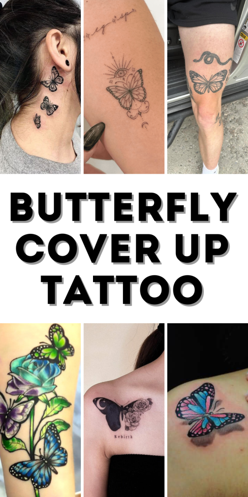 Butterfly Cover-Up Tattoo Ideas for Women: Transforming Old Ink with ...