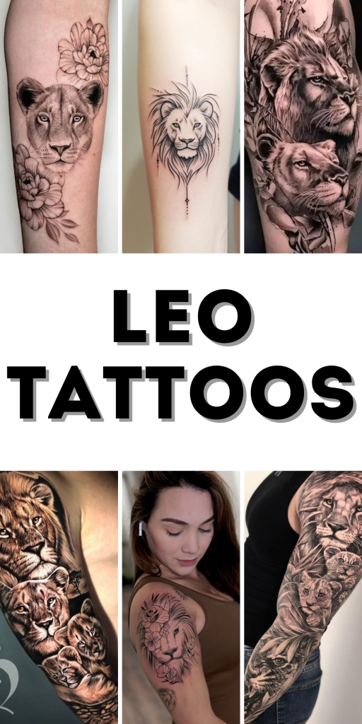 Powerful Leo Tattoos for Men and Women: Stunning Designs That Showcase ...