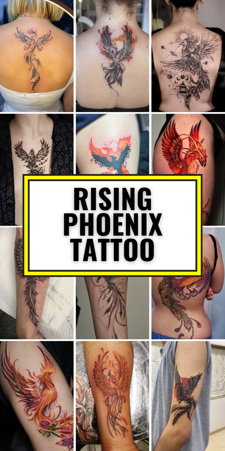 Rising Phoenix Tattoo Designs: Symbolic Ideas for Men and Feminine Back ...