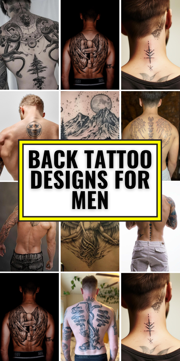 Back Tattoo Designs for Men: Unique Ideas from Japanese Dragons to ...