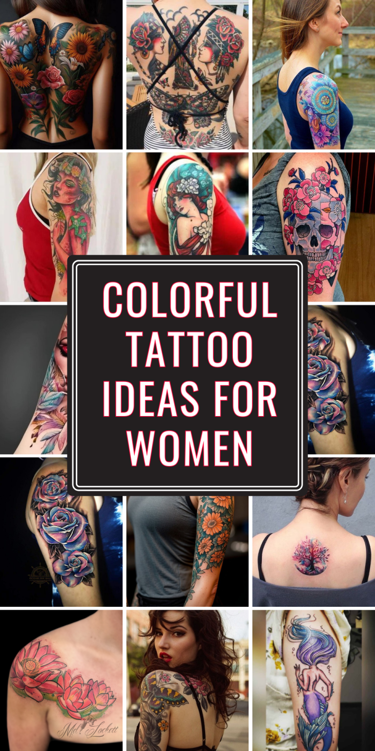 Colorful Tattoo Ideas for Women: Inspiration for Bold Arm, Sleeve, and ...