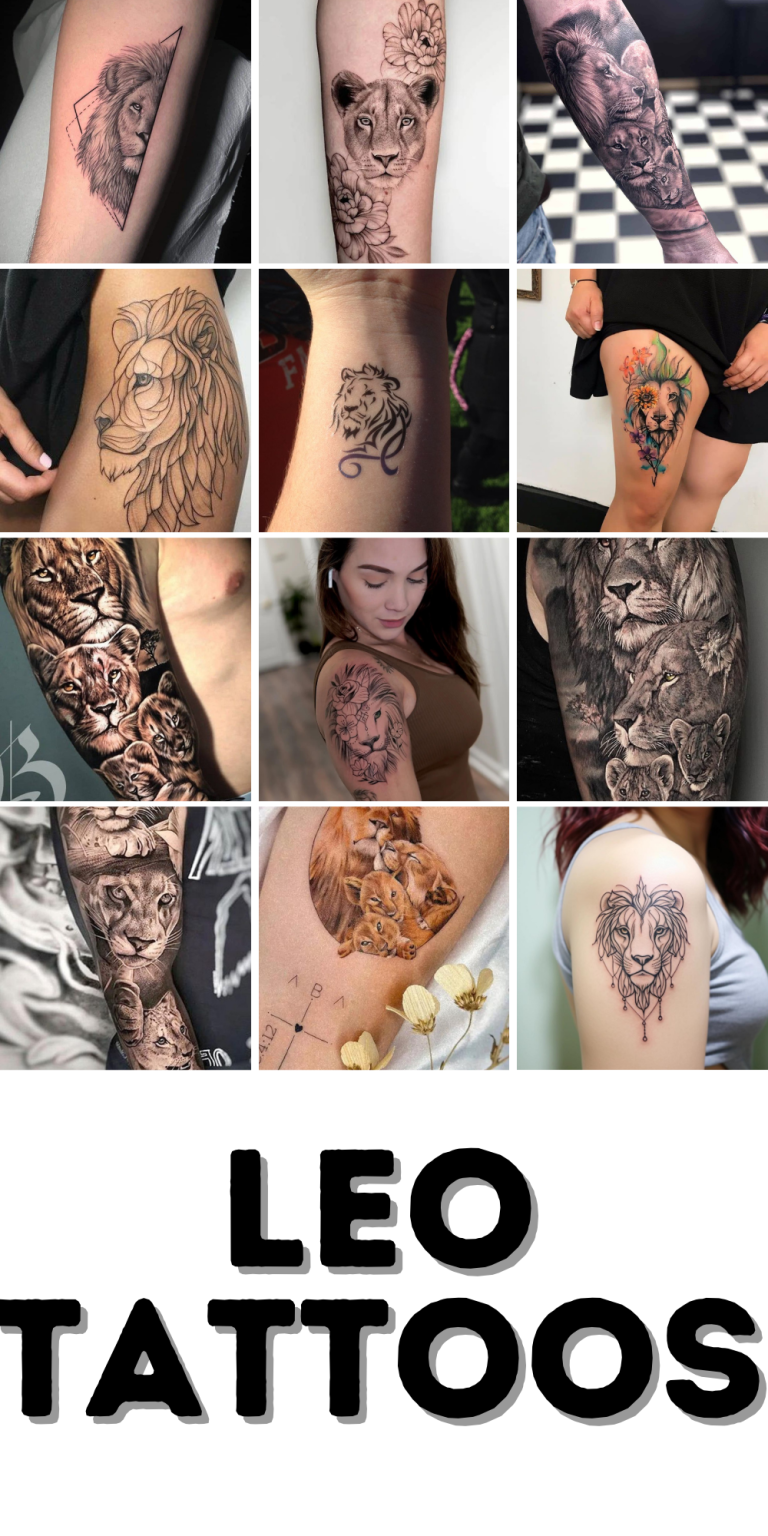 Powerful Leo Tattoos for Men and Women: Stunning Designs That Showcase ...