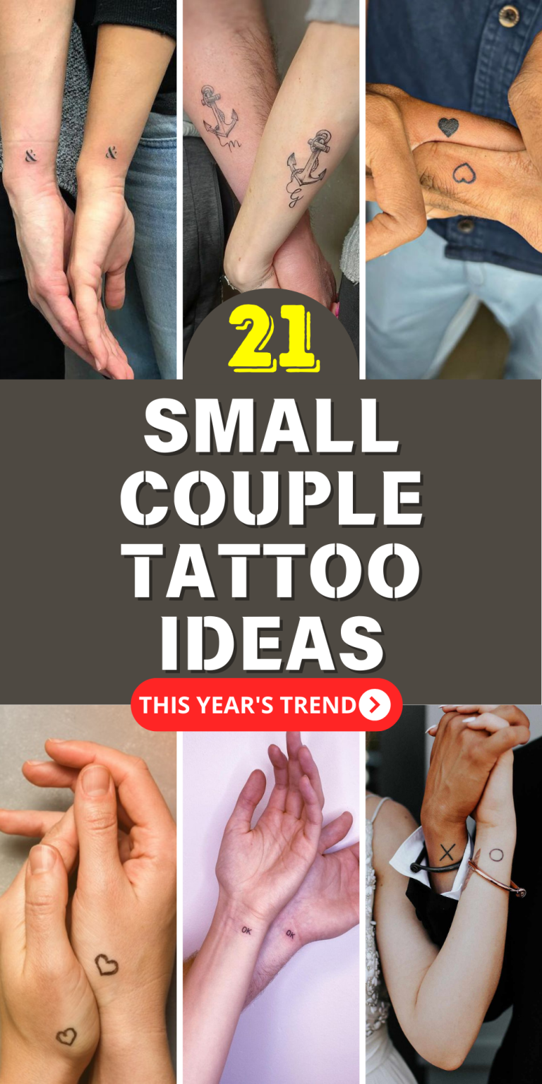 Unique Small Couple Tattoo Ideas: Meaningful and Simple Designs for ...