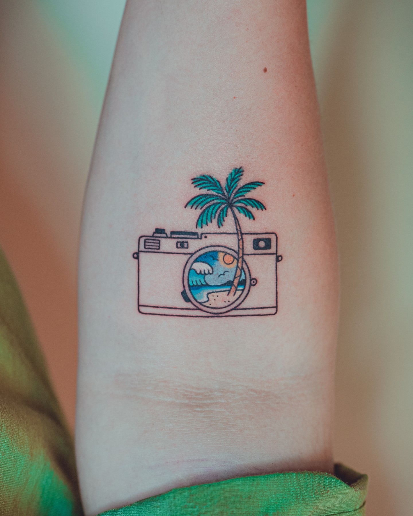 Beach Tattoos for Women: Simple, Colorful, and Unique Designs to ...