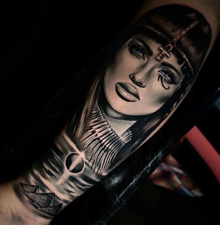 Powerful African Queen Tattoos Celebrating Goddesses, Black Woman Art ...