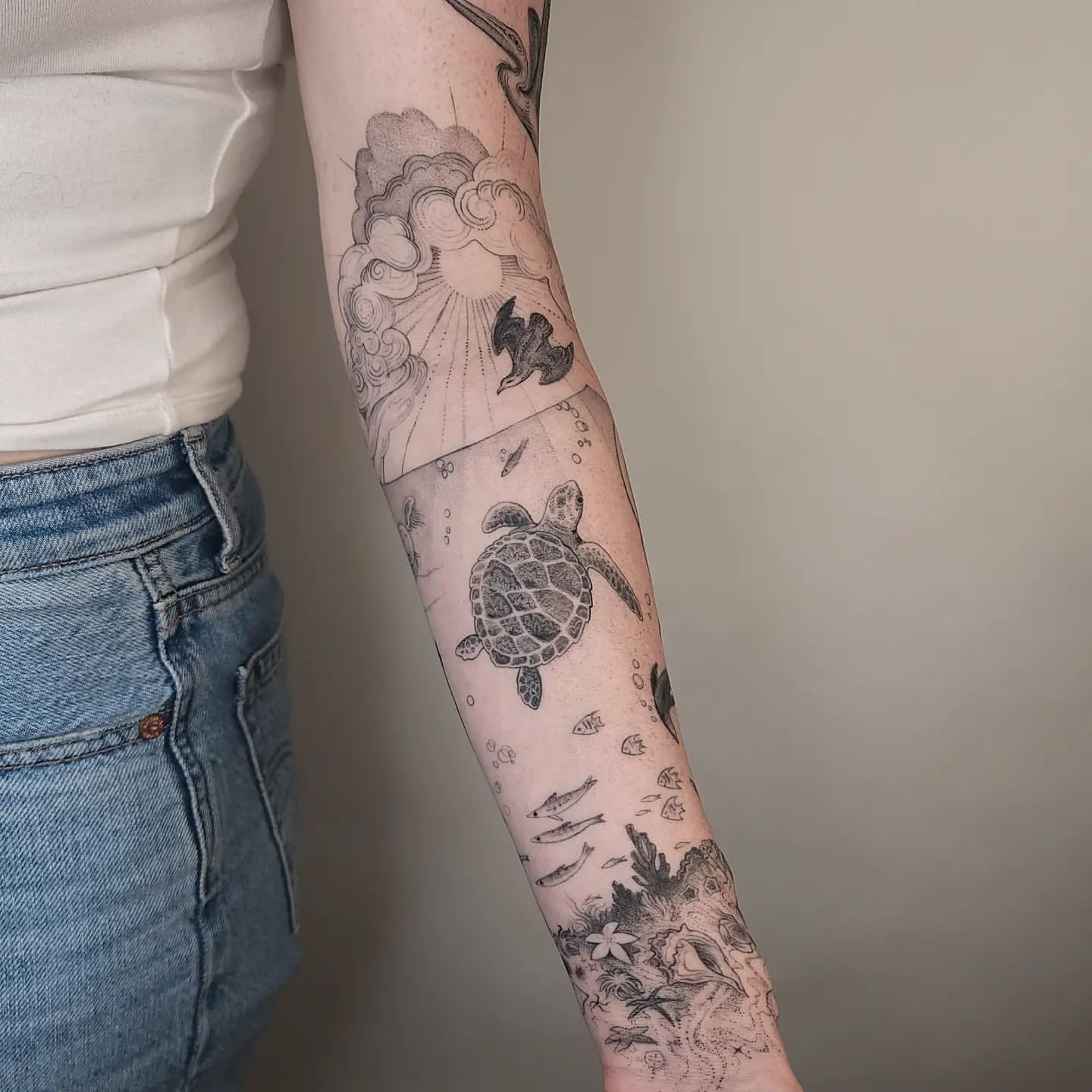 Under The Sea Tattoo Ideas for Men: Ocean-Inspired Designs with Waves ...