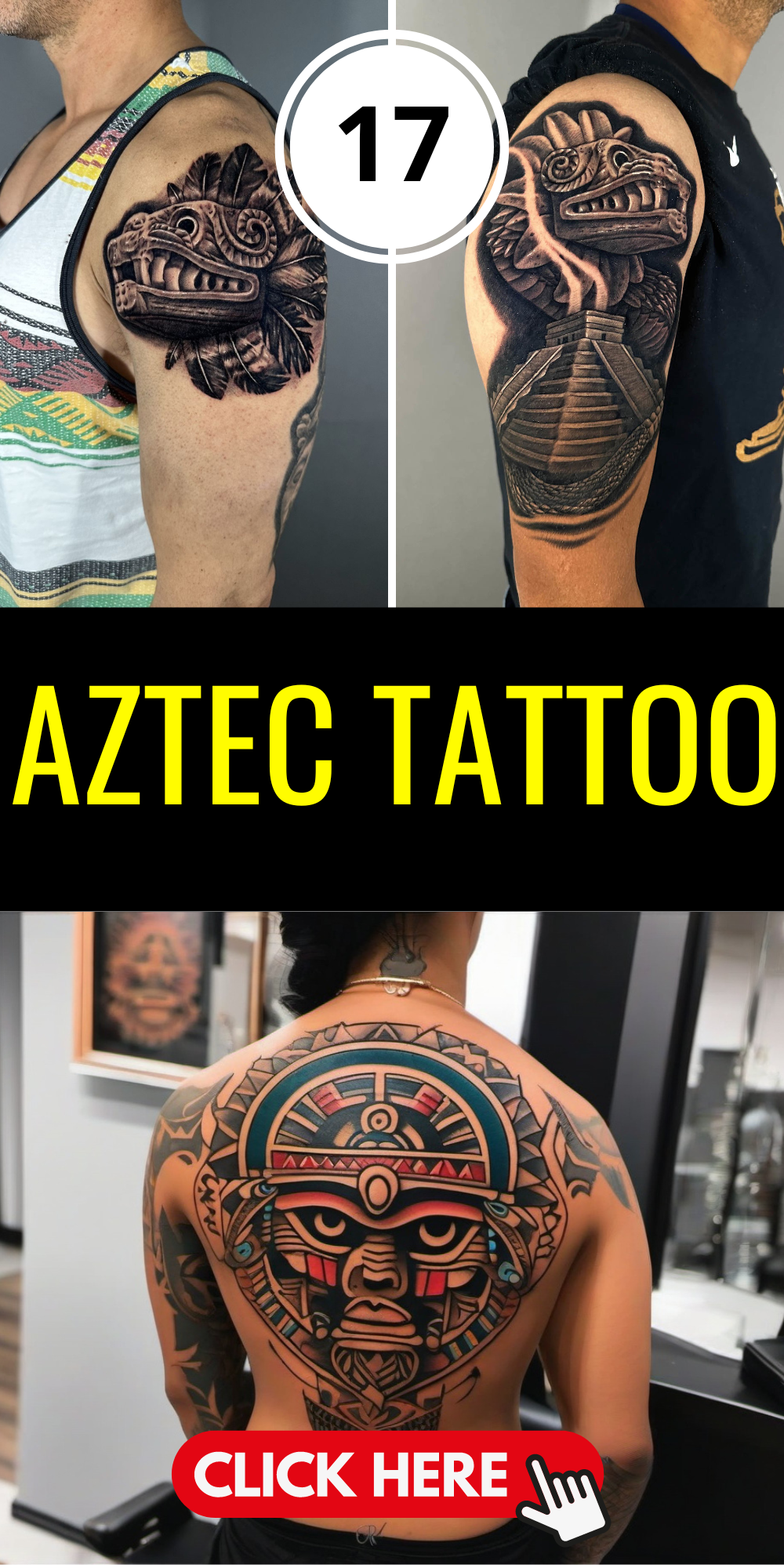 Exploring the Art of Aztec Tattoos: Symbols of Heritage and Valor