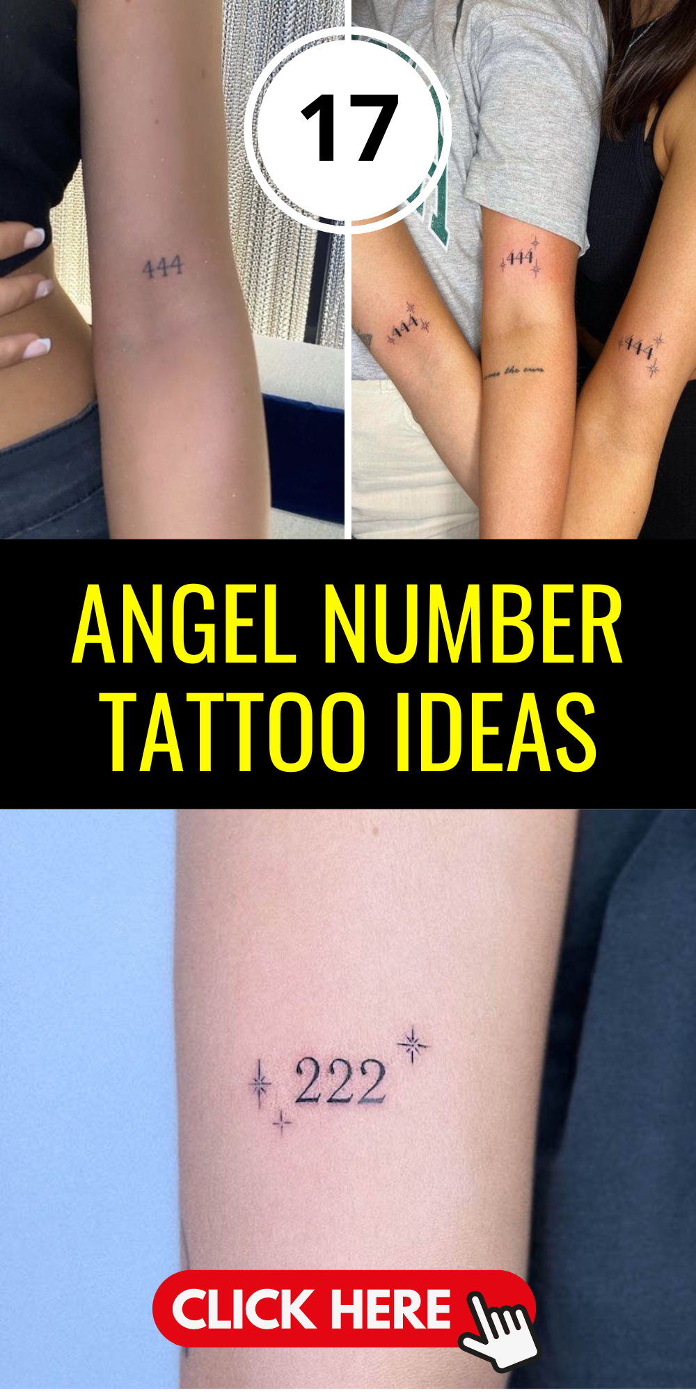 Angel Number Tattoo Ideas: Find Your Spiritual Connection