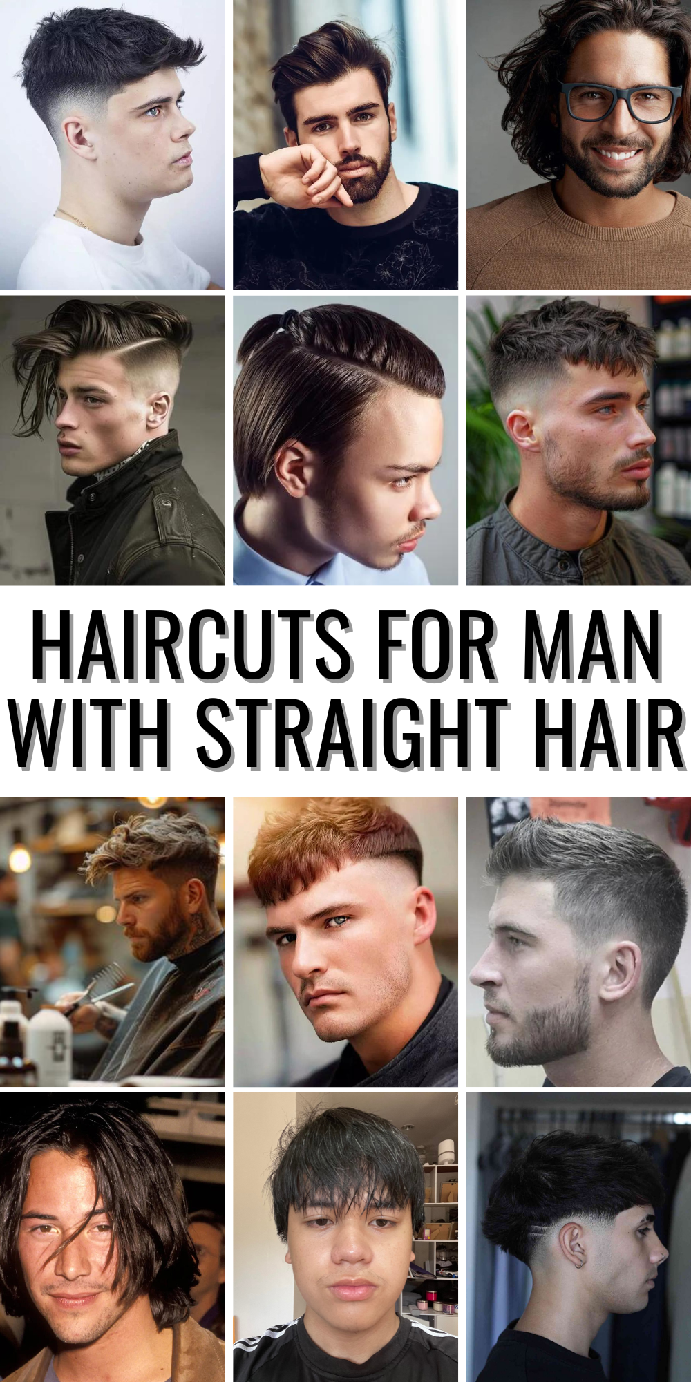 Best Haircuts for Men with Straight Hair: Short, Medium, and Long ...