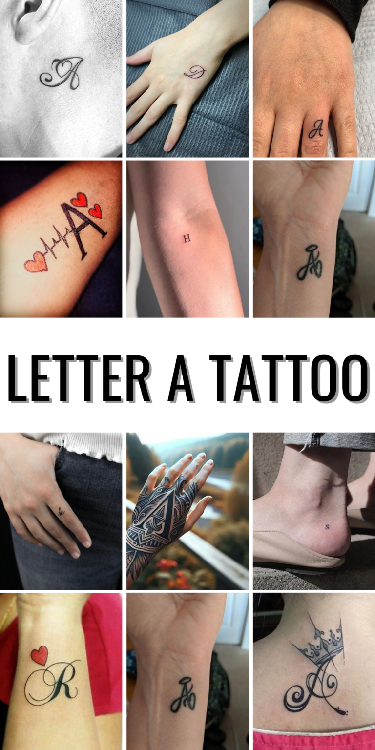 Exploring the Art of Letter A Tattoos: Simple to Regal Designs