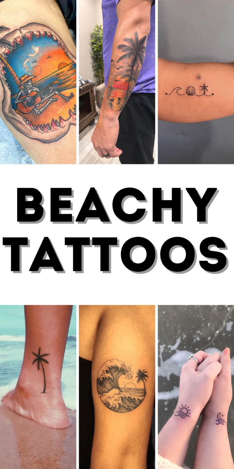 Beachy Tattoos for Men and Women: Small, Simple, and Cute Summer ...