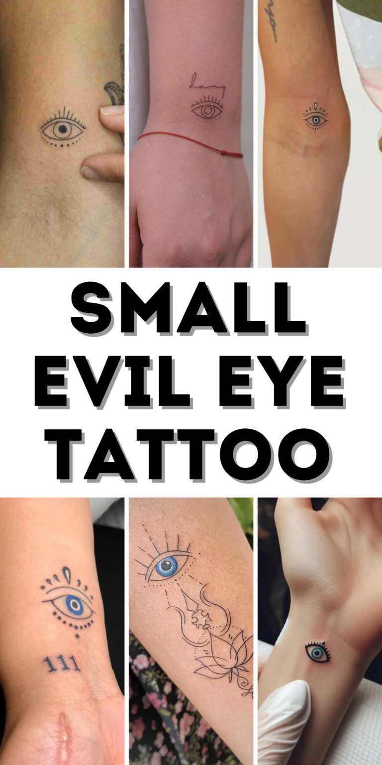 Exploring Small Evil Eye Tattoos: Symbols of Protection and Beauty