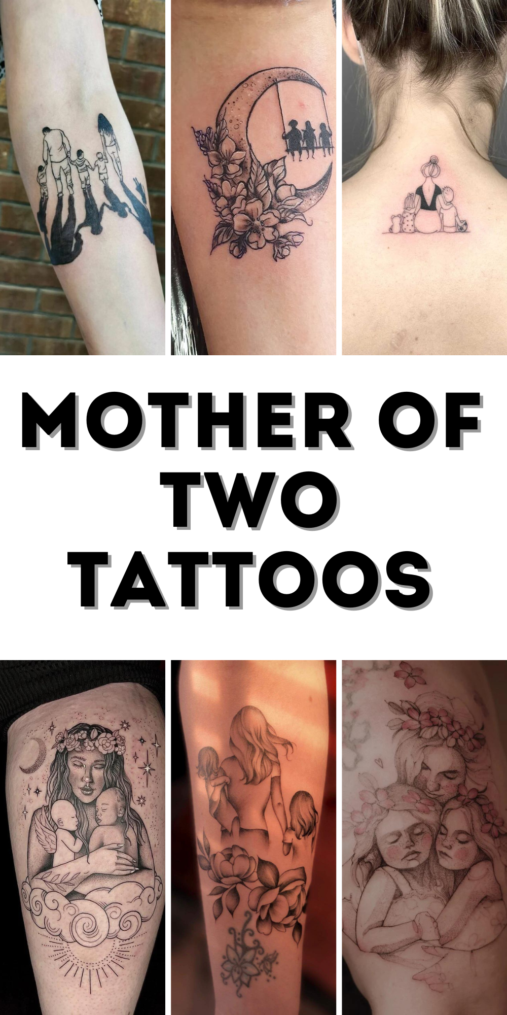 Captivating Mother of Two Tattoos: Artistic Ideas & Designs