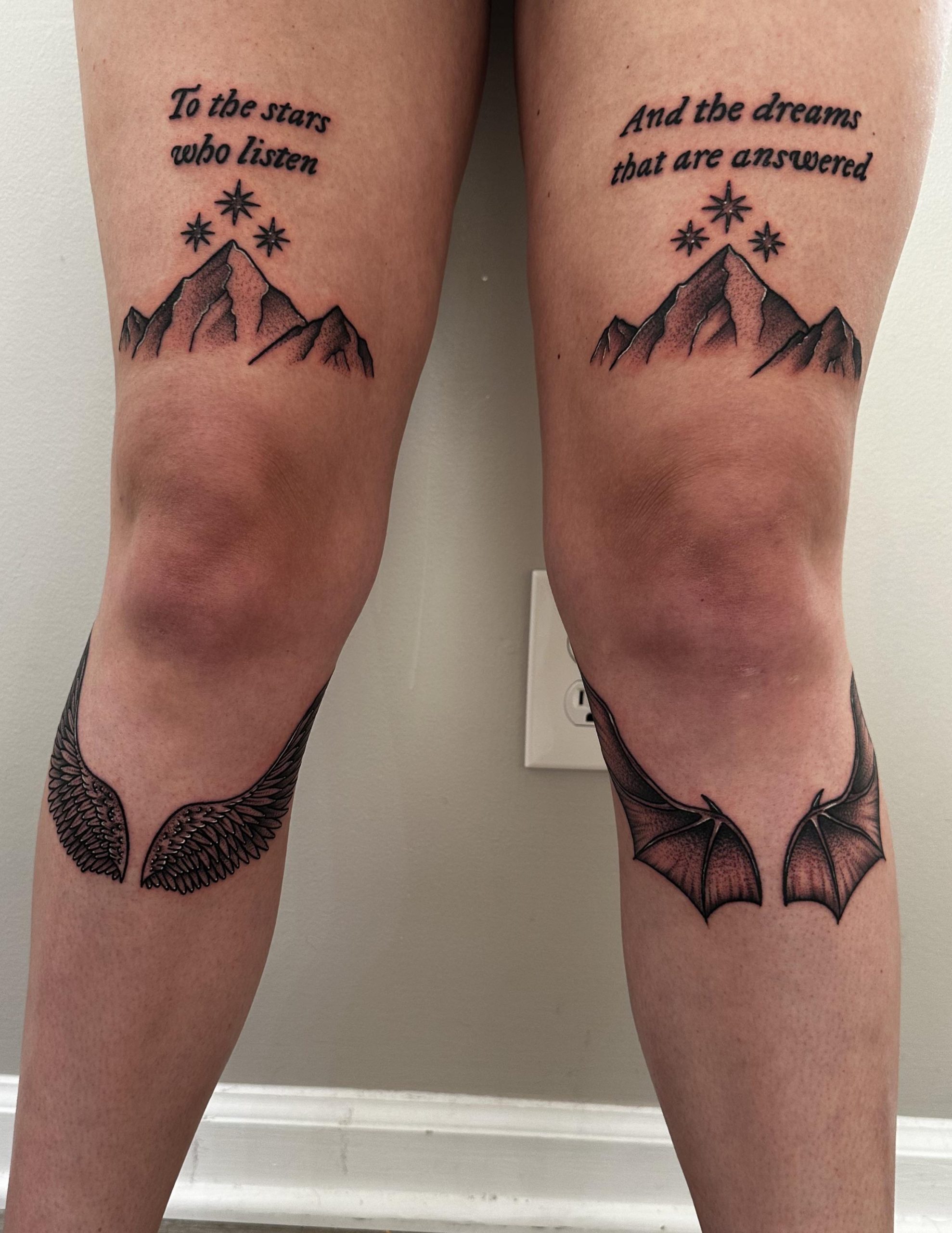 Stunning ACOTAR Tattoo Ideas: Rhysand's Night Court, Feyre's Journey ...