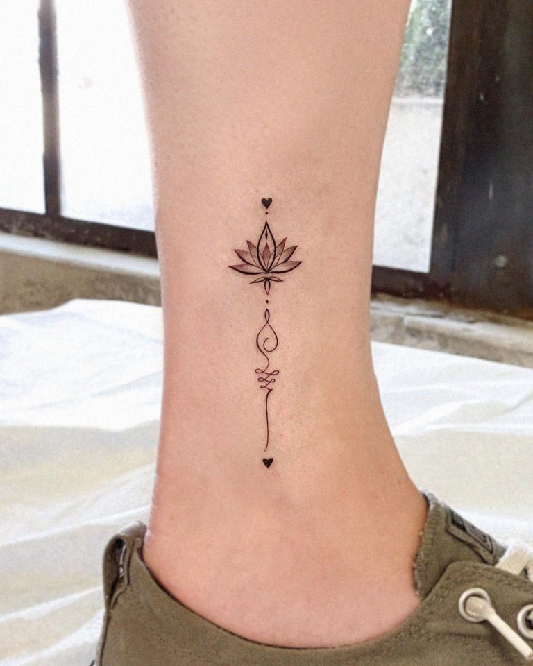 Creative and Beautiful Ankle Tattoo Ideas for Women: Small, Unique, and ...