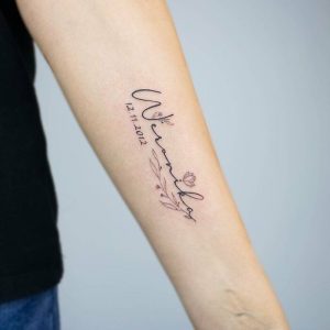 Unique Date Tattoo Ideas for Men and Women: Roman Numerals, Birthdays ...