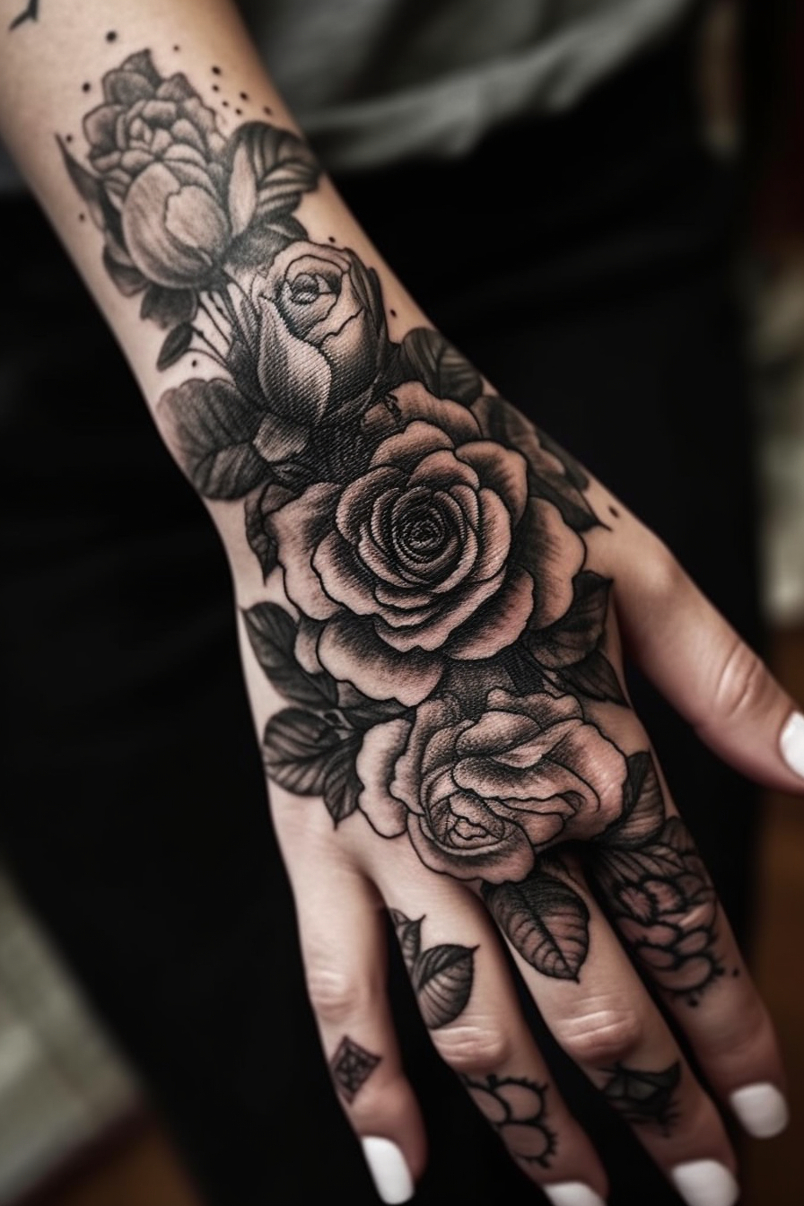 Elegant Hand Tattoos for Women: Unique Designs & Feminine Motifs