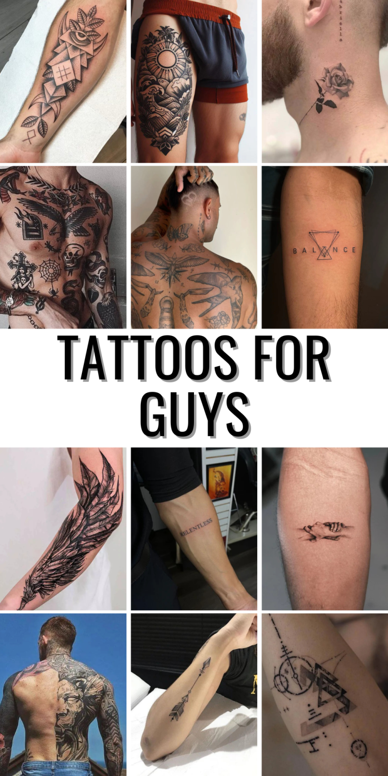 Inspiring Tattoo Ideas for Guys: Unique Designs for Every Arm, Leg, and ...