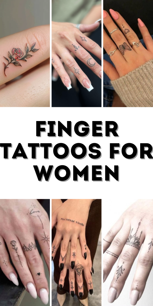 Meaningful and Delicate Finger Tattoos for Women: Unique Designs with ...