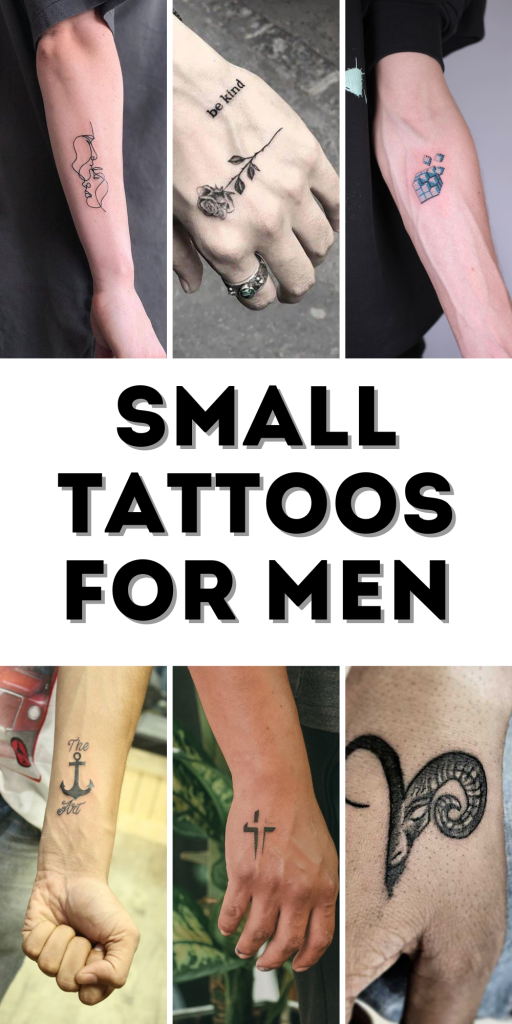 Cool small tattoo ideas for men with meaningful and unique designs for ...