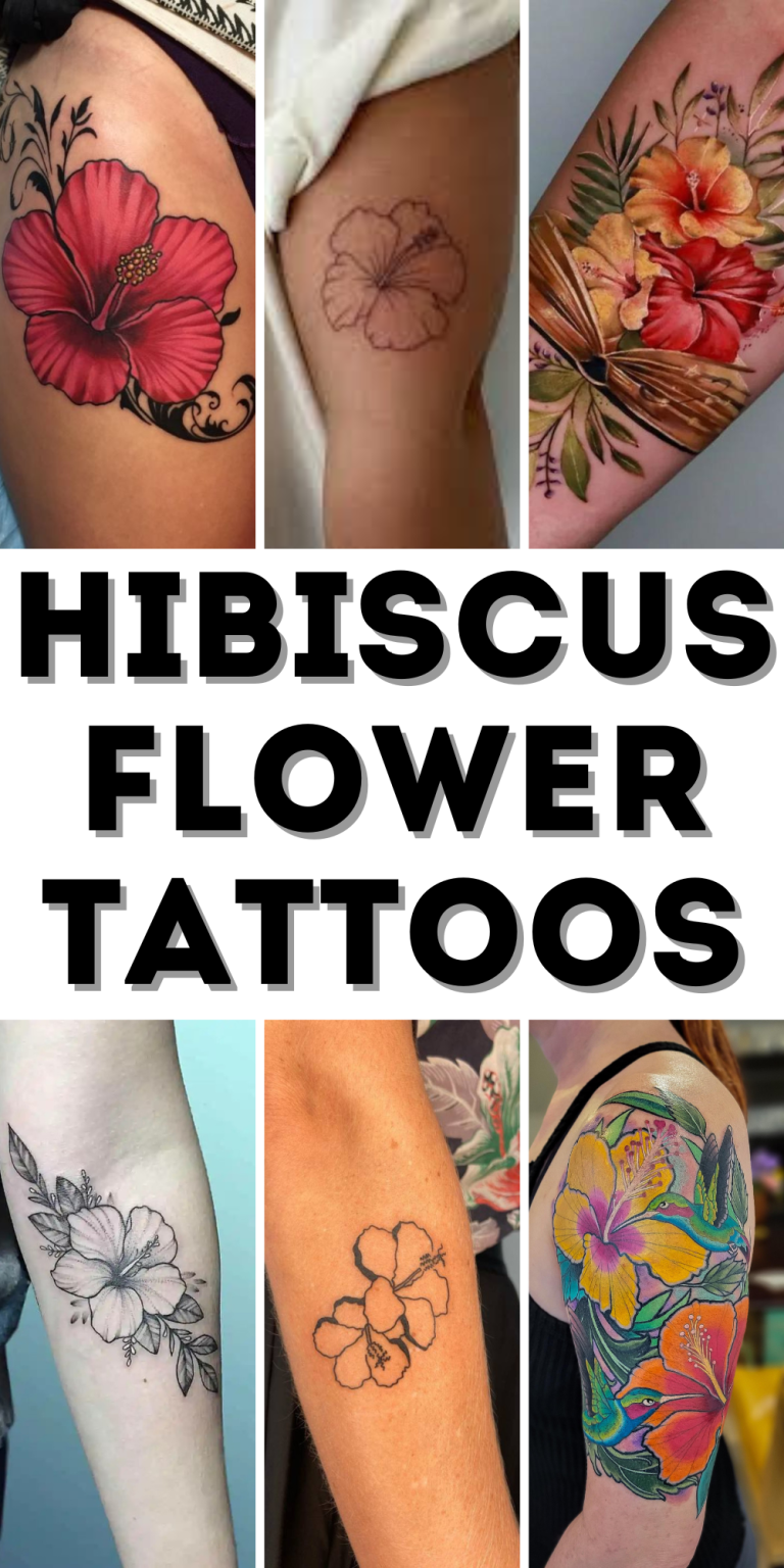 Stunning Hibiscus Flower Tattoos: Design Ideas for Shoulder, Forearm ...