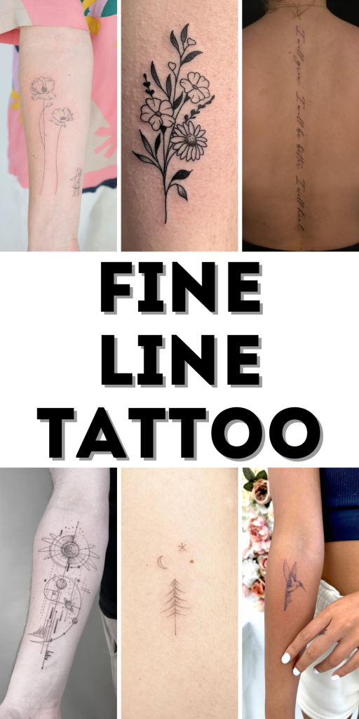 Fine Line Tattoo Ideas for Men and Women: Dainty, Meaningful, and ...