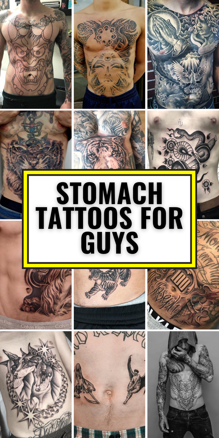 Bold Stomach Tattoo Ideas for Guys: Traditional, Small, and Lower ...