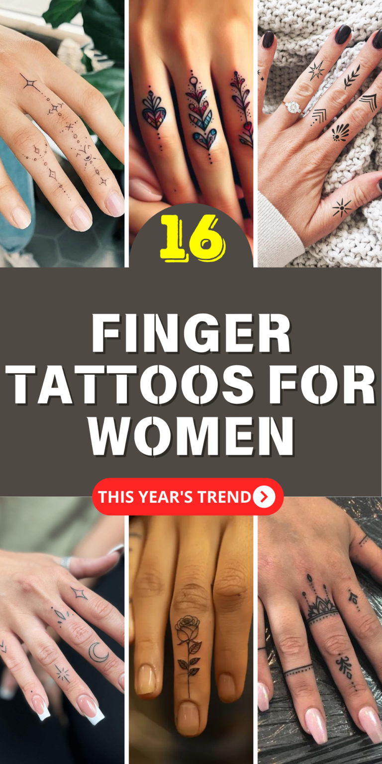 Meaningful and Delicate Finger Tattoos for Women: Unique Designs with ...