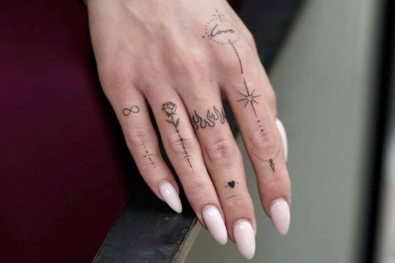 Meaningful and Delicate Finger Tattoos for Women: Unique Designs with ...