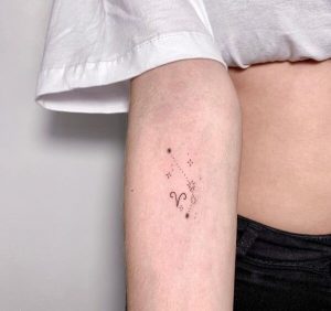Unique Aries Tattoo Ideas for Men and Women: Small, Minimalist, and ...