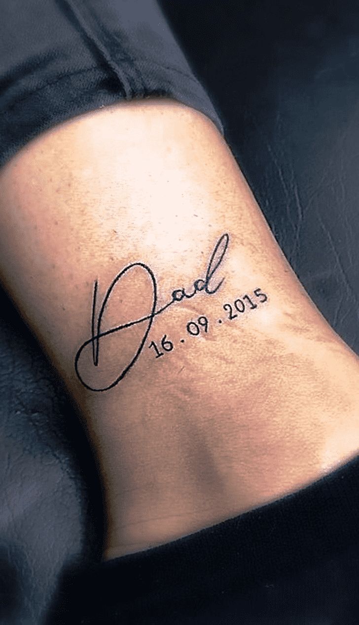 Memorial and Family Tattoos for Dad: Ideas with Kids' Names, Angel ...