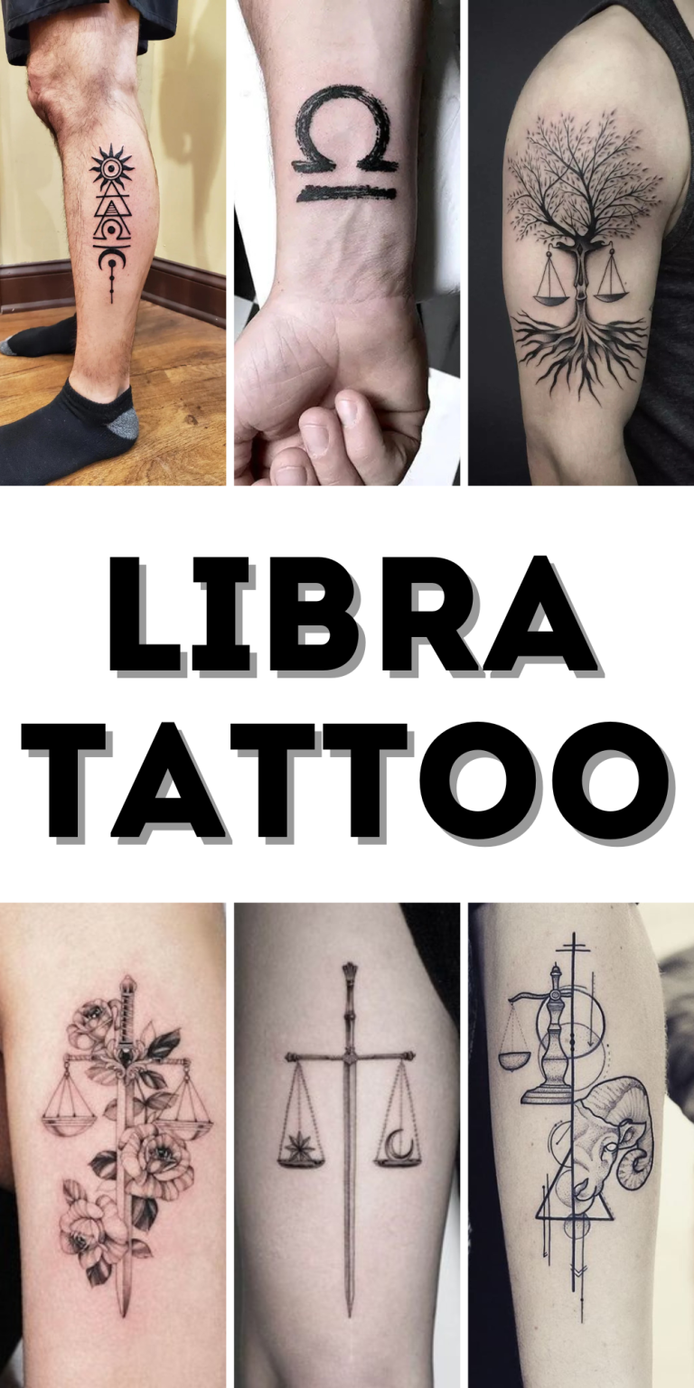 Libra Tattoo Ideas: Unique Designs for Men and Women Featuring ...