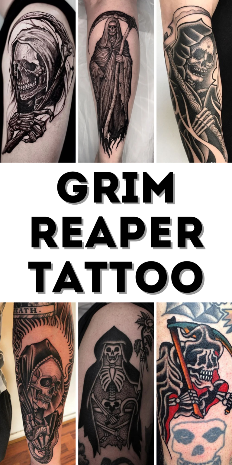 Grim Reaper Tattoo Ideas: Traditional, Realistic, and Feminine Designs ...