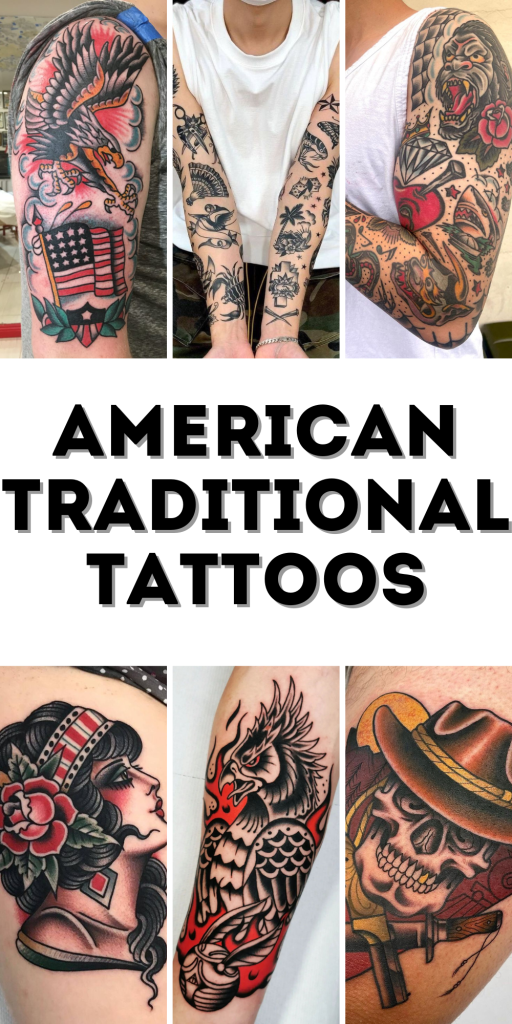 Bold American Traditional Tattoo Designs and Ideas for a Timeless Burnt ...