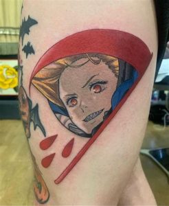 Chainsaw Man Tattoo Designs for Men and Women Featuring Arm, Chest, and ...