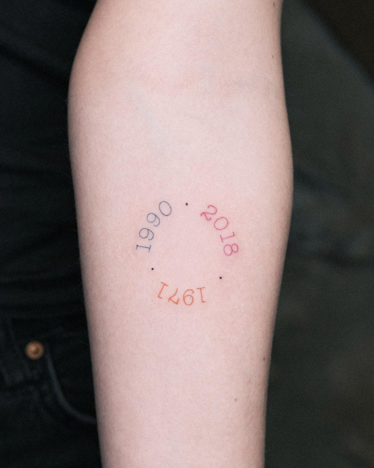 Year tattoo ideas for men and women with meaningful designs for family ...