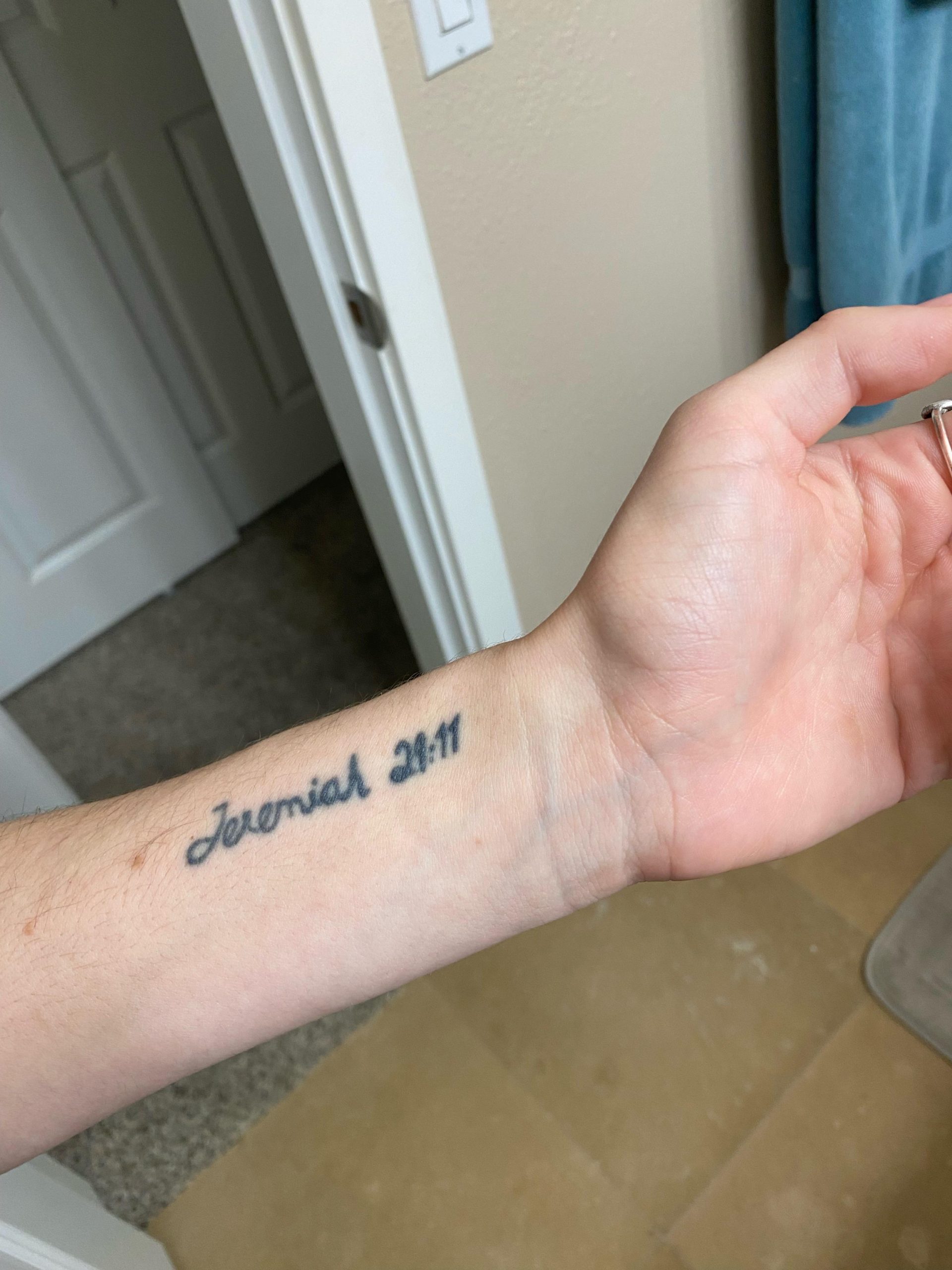 Inspirational Jeremiah 29:11 Tattoo Ideas with Beautiful Fonts and ...