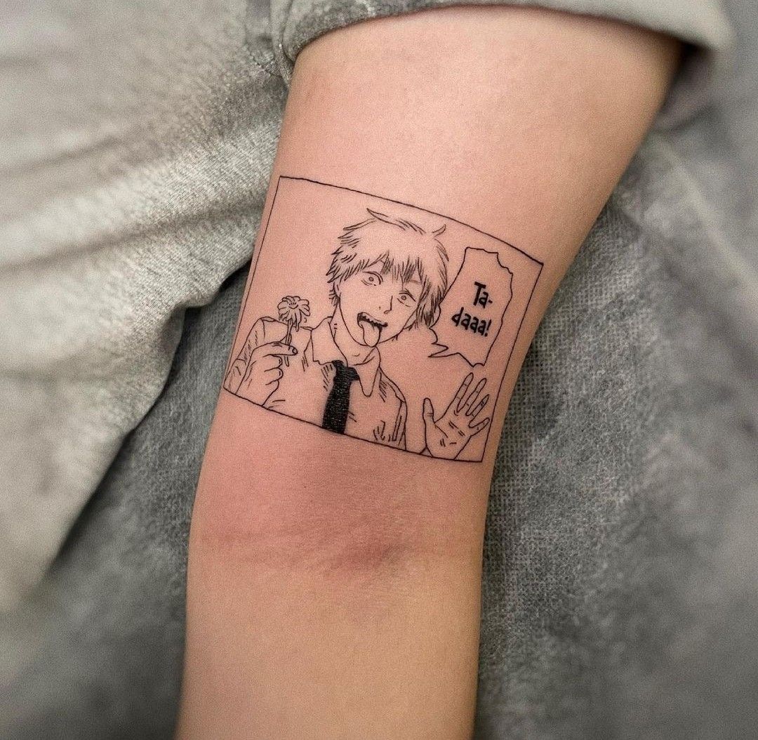 Chainsaw Man Tattoo Designs for Men and Women Featuring Arm, Chest, and ...