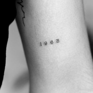 Year tattoo ideas for men and women with meaningful designs for family ...