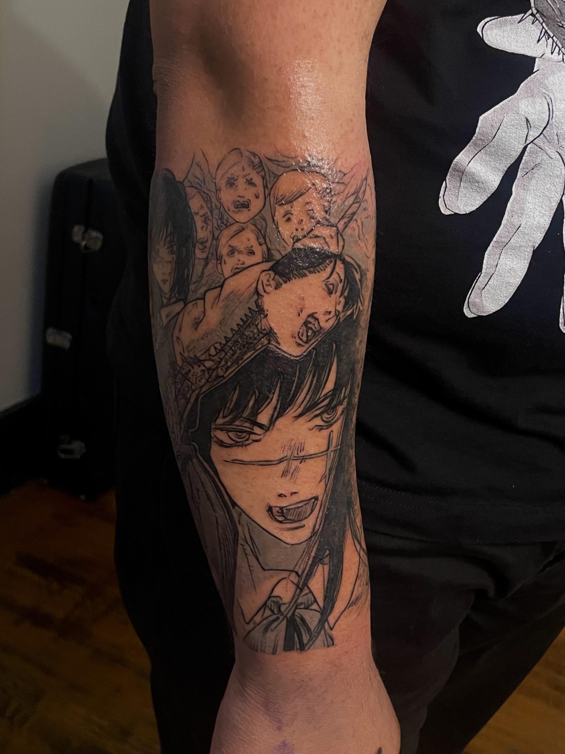 Chainsaw Man Tattoo Designs for Men and Women Featuring Arm, Chest, and ...