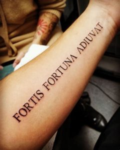 Fortis Fortuna Adiuvat Tattoo Ideas and Meaningful Designs for Arms ...
