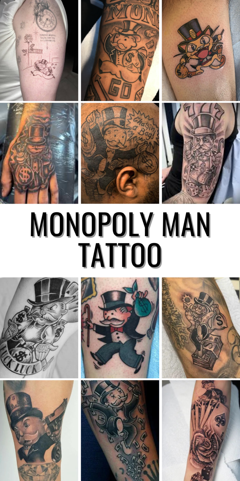 Monopoly Man Tattoo Design Ideas for Sleeves, Hand, and Unique Stencil ...