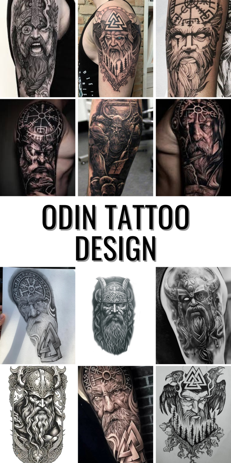 Odin Tattoo Design Ideas Inspired by Norse Mythology and Viking Symbols
