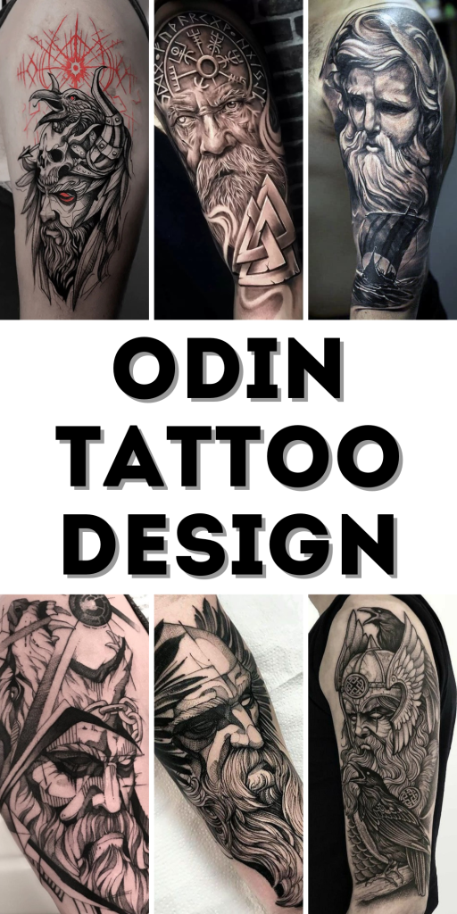 Odin Tattoo Design Ideas Inspired by Norse Mythology and Viking Symbols