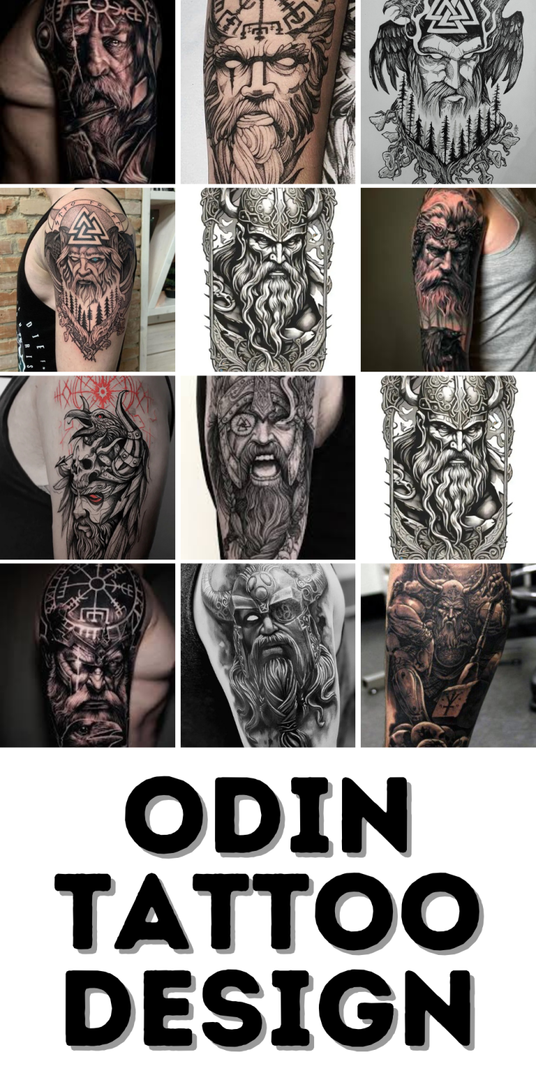 Odin Tattoo Design Ideas Inspired by Norse Mythology and Viking Symbols