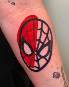 Amazing Spider-Man Tattoo Ideas for Small, Simple, and Colorful Sleeve ...
